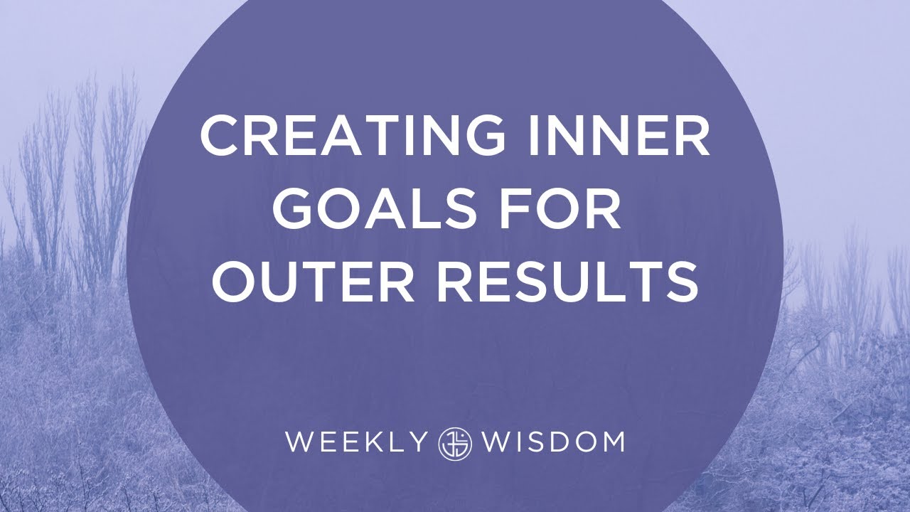 Creating Inner Goals for Outer Results - YouTube