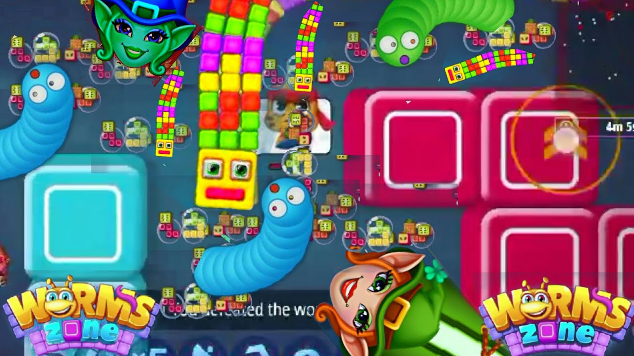 WORMS ZONE IO new update HAPPY TRICKY BLOCKS DAY#Gameplay #Worms zone io # - YouTube