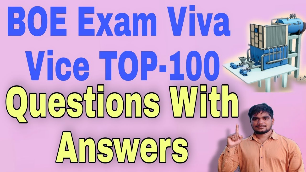 boe exam questions and answers - YouTube