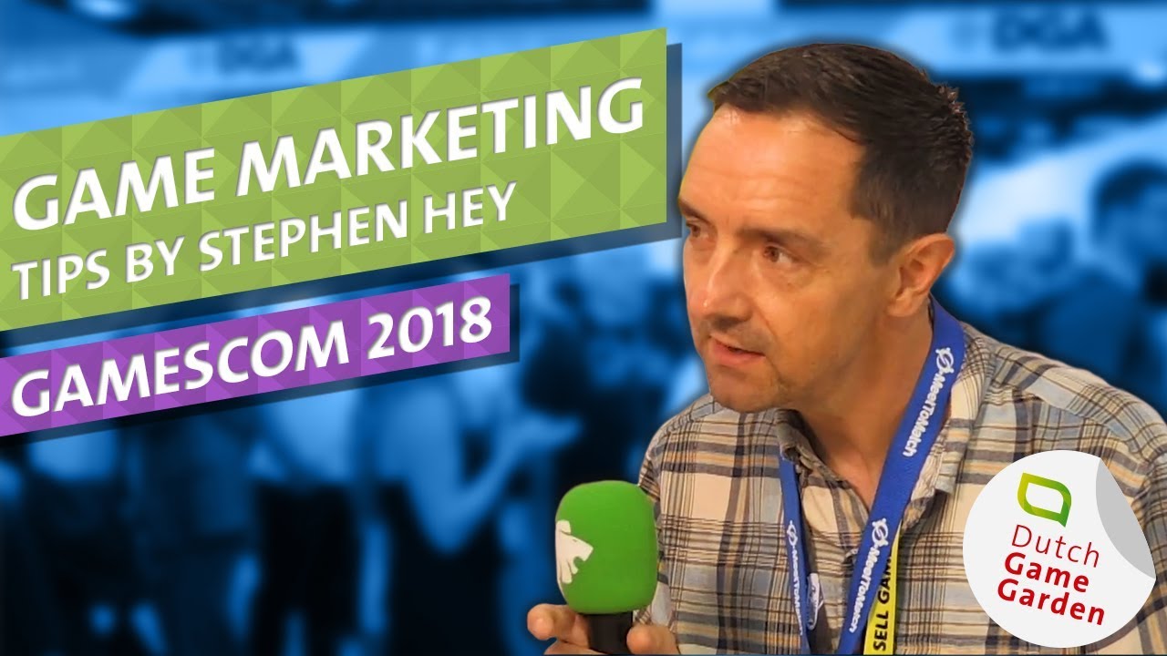 Game Marketing - Q&A with Stephen Hey @ Gamescom 2018 - YouTube