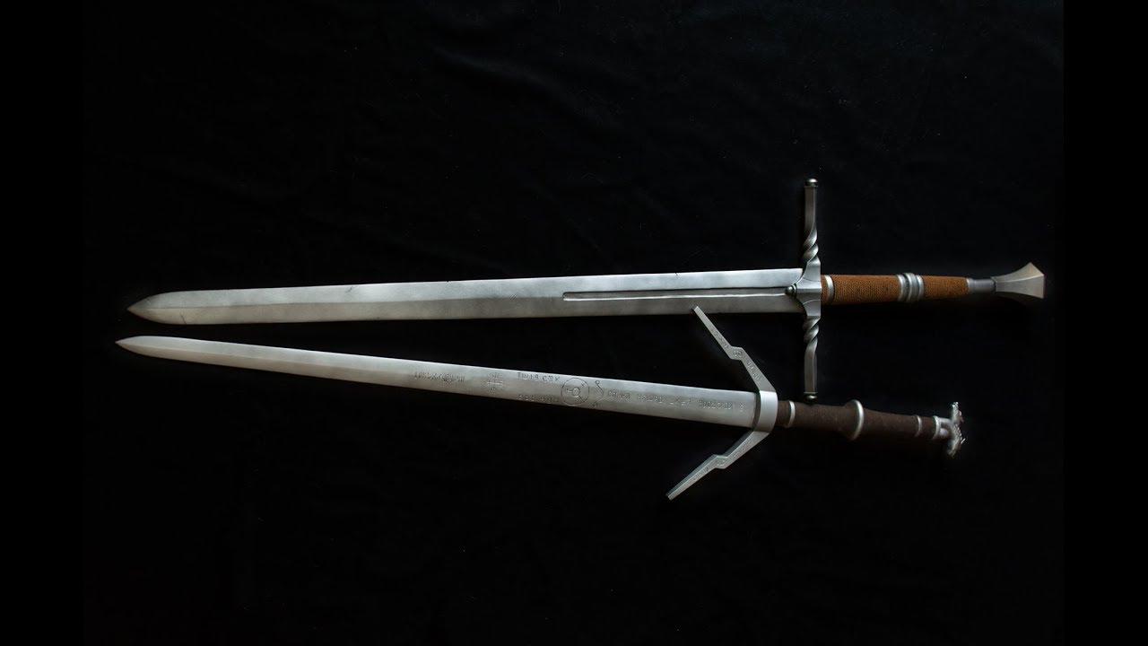 [Prop Preview 04] Geralt' Swords - The Witcher 3 Wild Hunt - YouTube