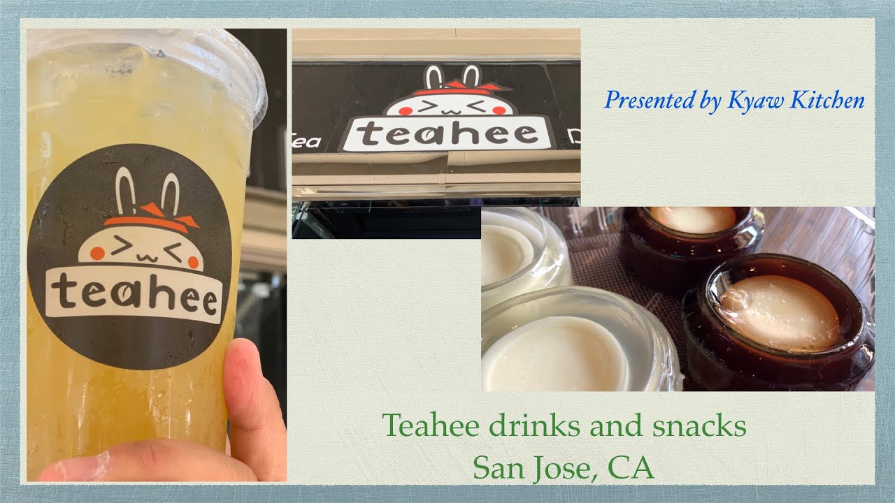 Teahee desserts and drinks review (English) - YouTube