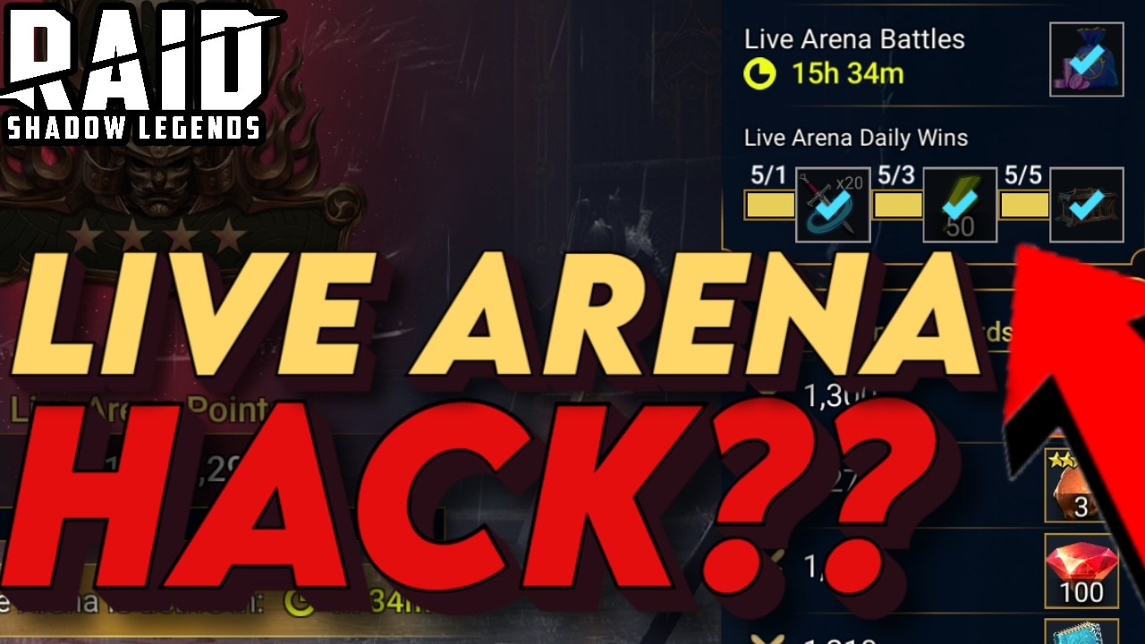 WIN USING THIS EASY LIVE ARENA TRICK! RAID: Shadow Legends - YouTube