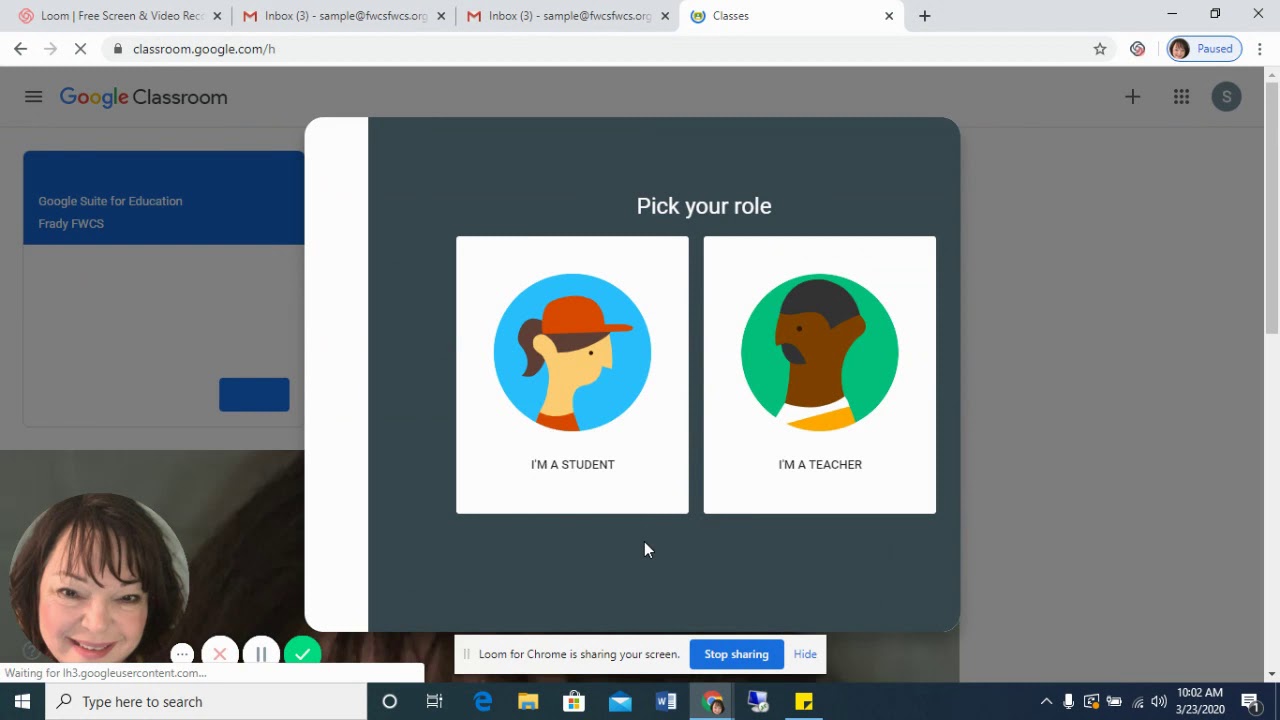 How to join a Google Classroom with Teacher Invite - YouTube