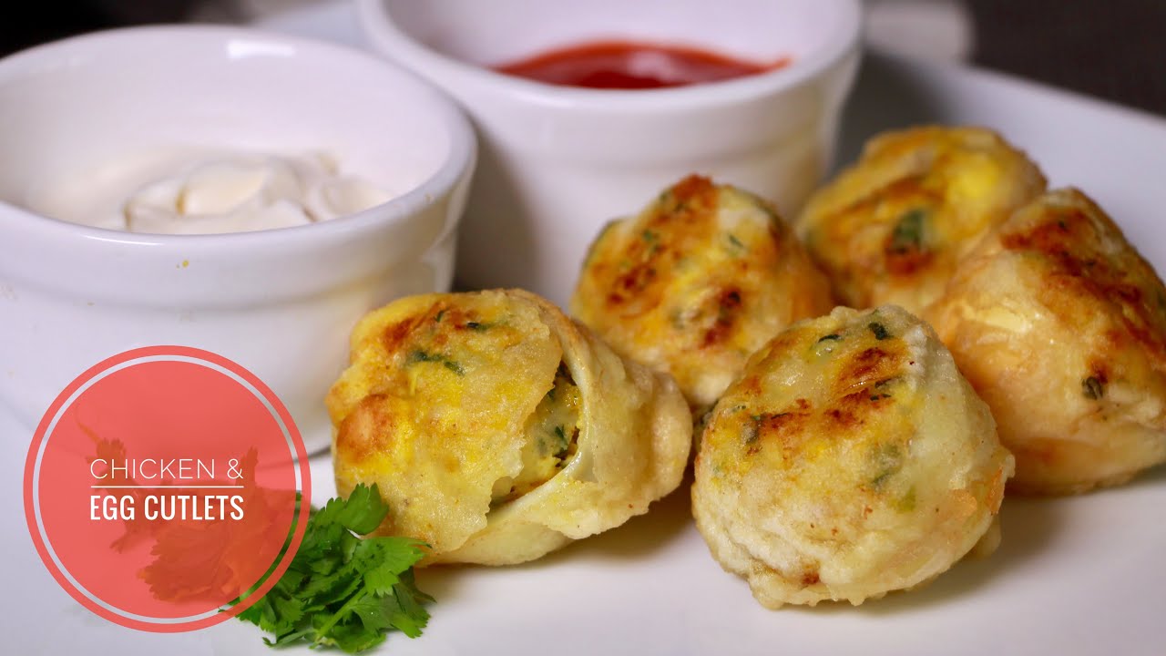 Ramadan Recipes: Chicken & Egg Cutlets - QUICK & EASY! - YouTube