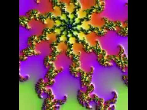 mandelbrot set zoom 7 (zoom out 2) - YouTube