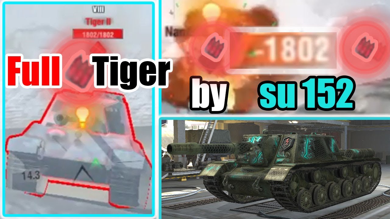 Ammo Rack Full Tiger II & THE SU-152 HE - YouTube