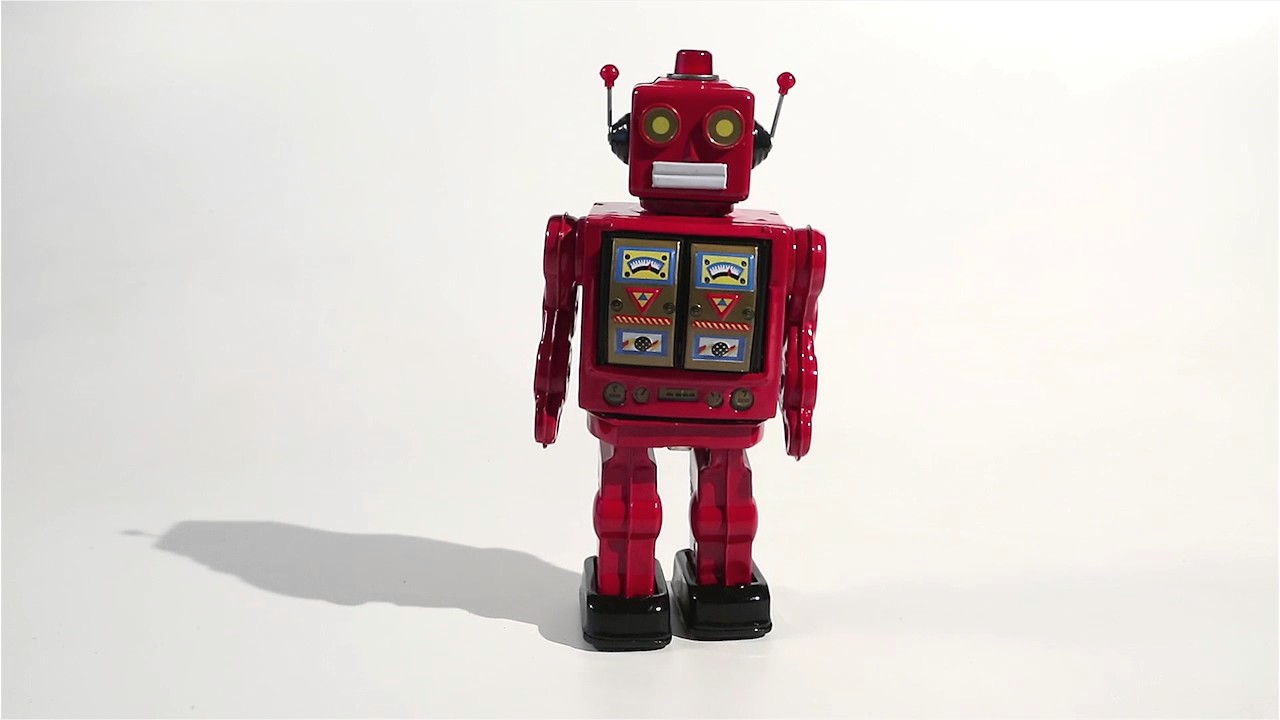 Artikel: 54201002 Roboter mit MG (B), rot - YouTube