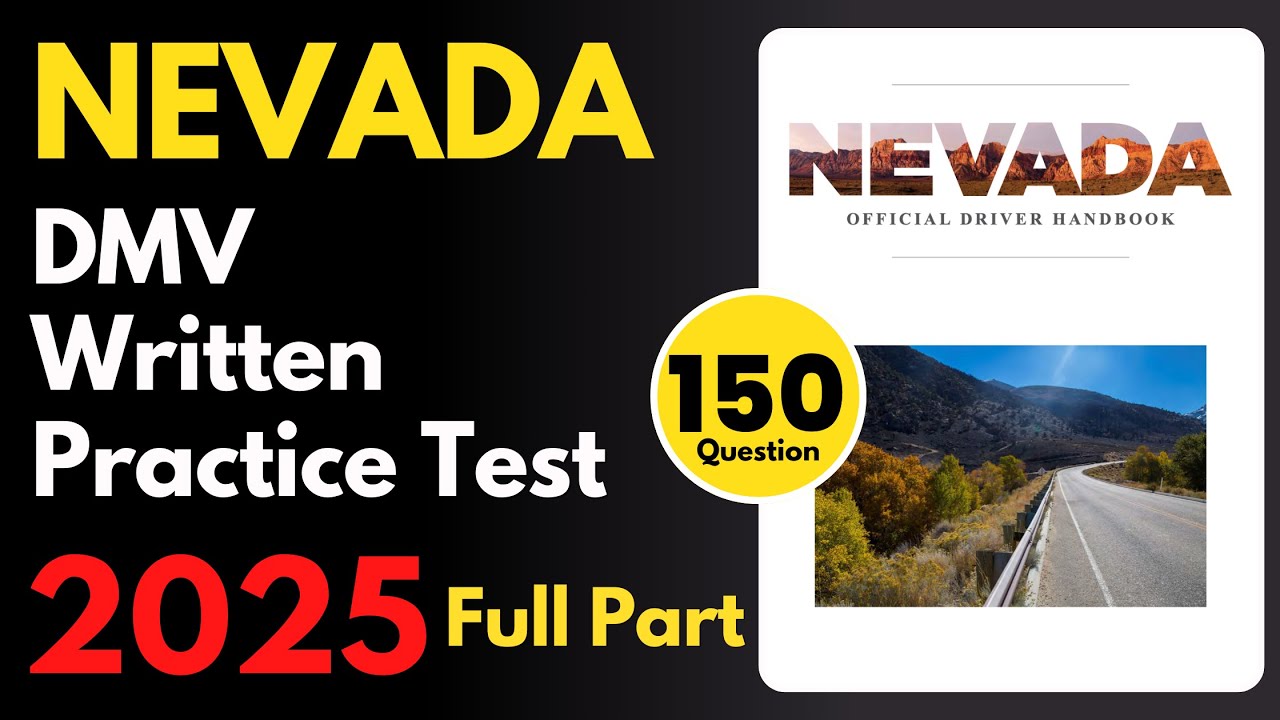 Nevada DMV Permit Practice Test | Full Part | USA DMV Permit Practice ...