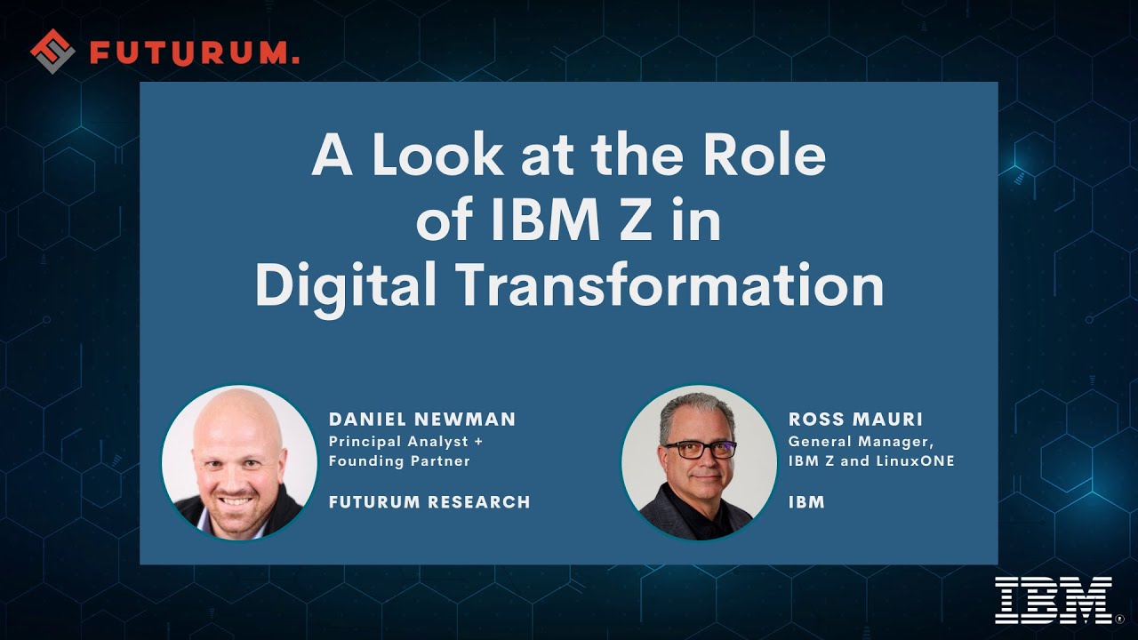 A Look at the Role of IBM Z in Digital Transformation - YouTube