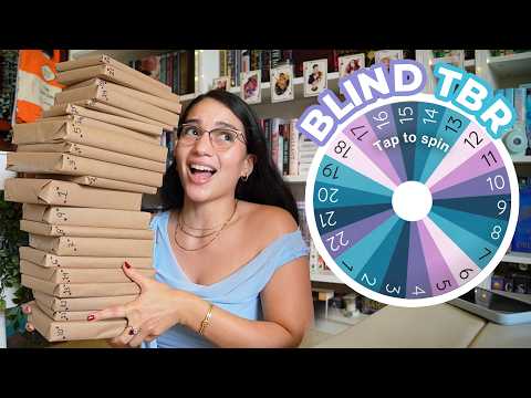 I Wrapped My Entire TBR & Let a Wheel Decide What I Read 🫣📖 September TBR Challenge