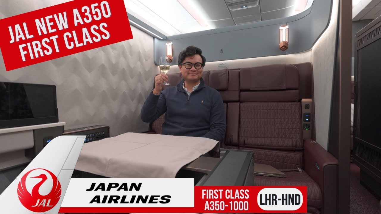 Japan Airlines NEW First Class A350-1000 Review · JAL · London - Tokyo - YouTube