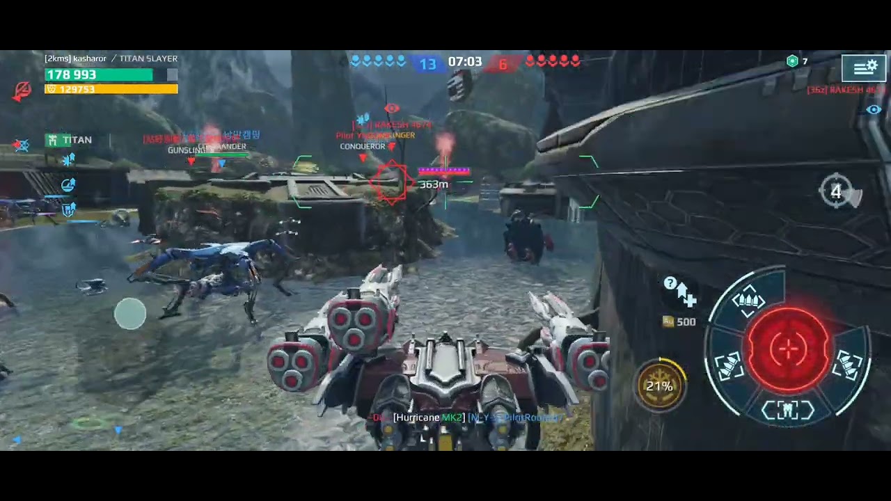 War Robots (Valley) The Satisfying Revenge 💪😎 6 Assists and 2 Titan ...