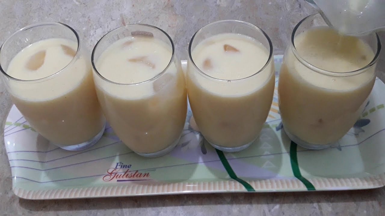 Mango Milkshake Recipe. Aam ka juice.Welcome Lahore Food - YouTube