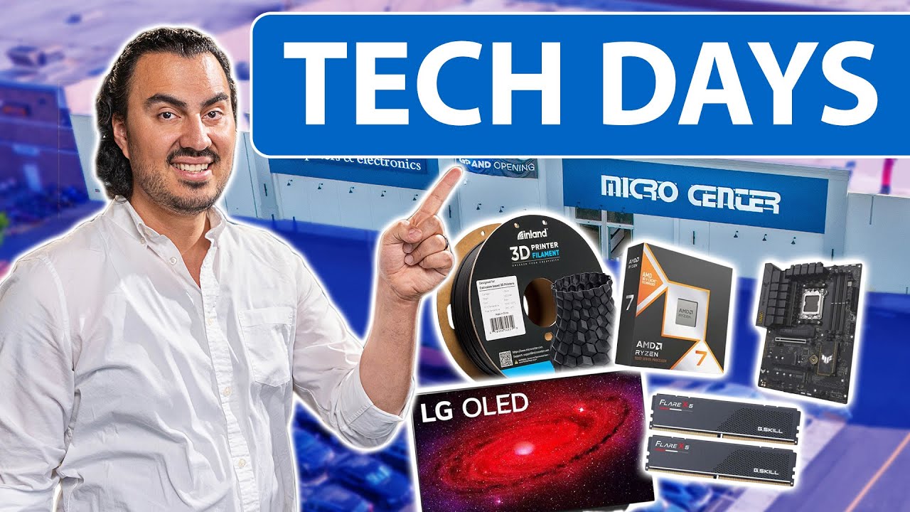 Tech Days Are HERE at Micro Center - YouTube