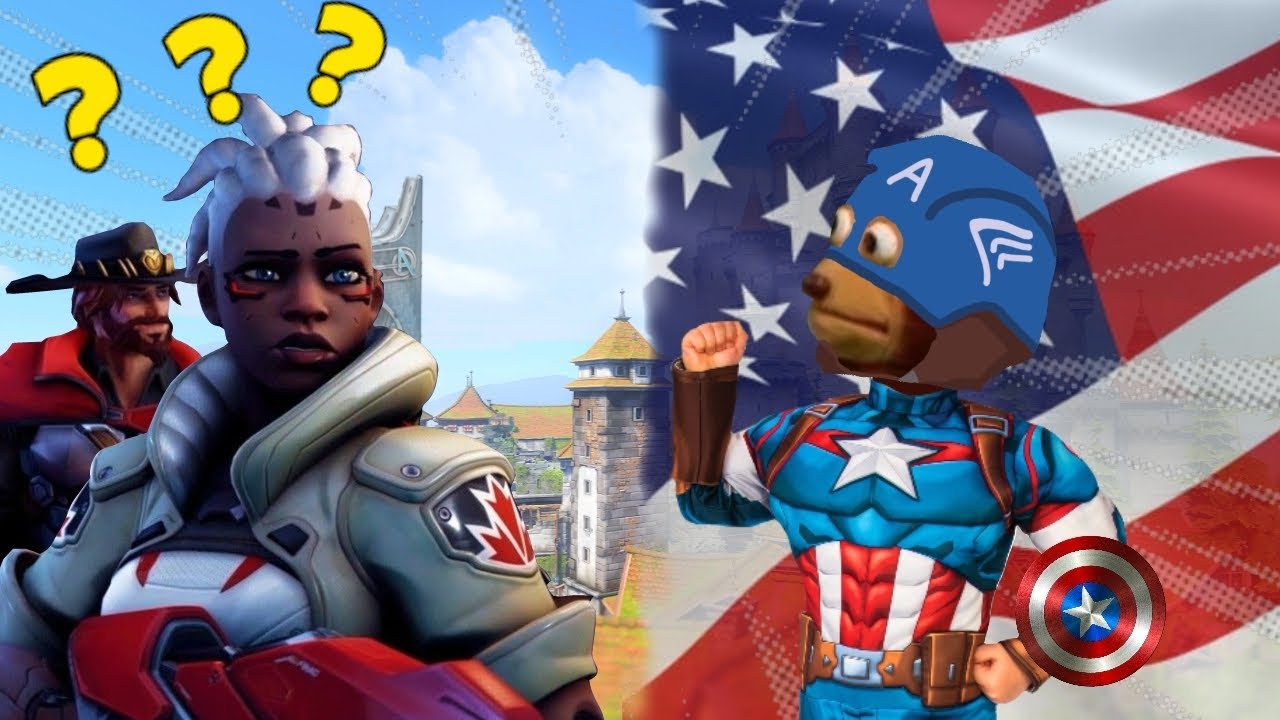 Captain America in Overwatch - YouTube