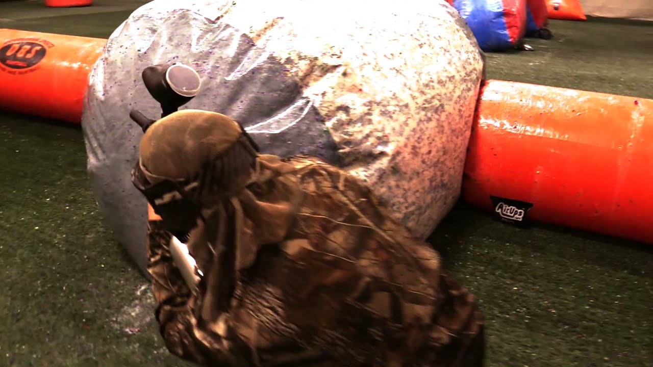 Doodlebug Sportz Indoor Paintball - YouTube