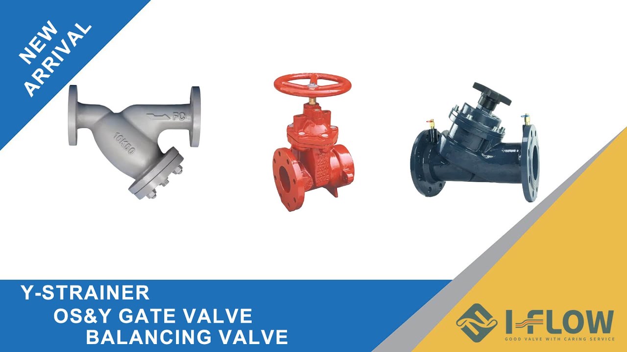 Valve Display: Balancing Valve, OS&Y Gate Valve, and Y-Strainer by ...