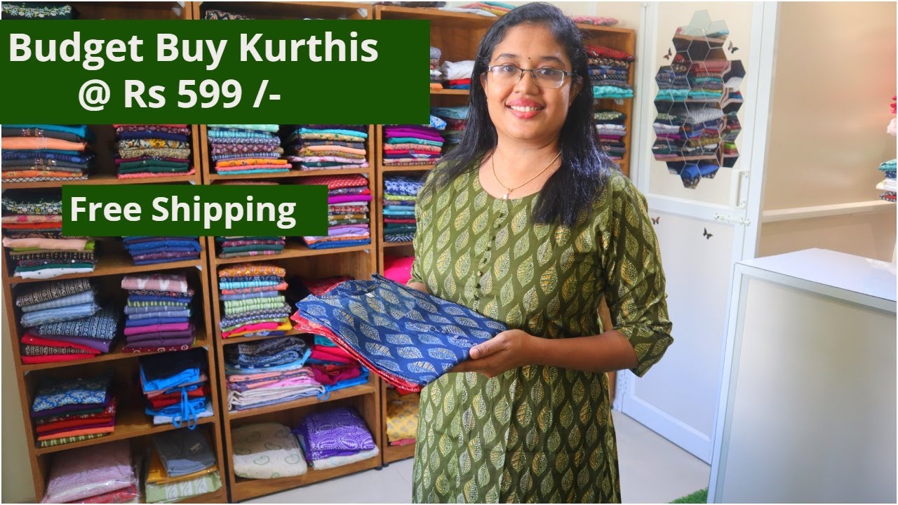 Budget Buy Kurthis @ Rs 599/- || Free Shipping || AnoQa by Anu - YouTube