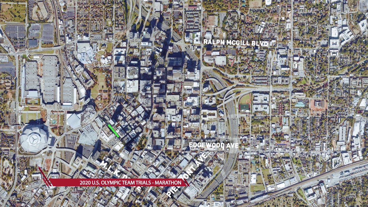 2020 U.S. Olympic Team Trials -- Marathon Course Map - YouTube
