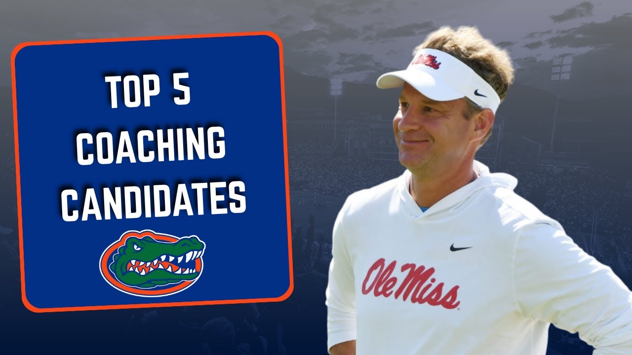 TOP 5 COACHING CANDIDATES For The Florida Gators! - YouTube