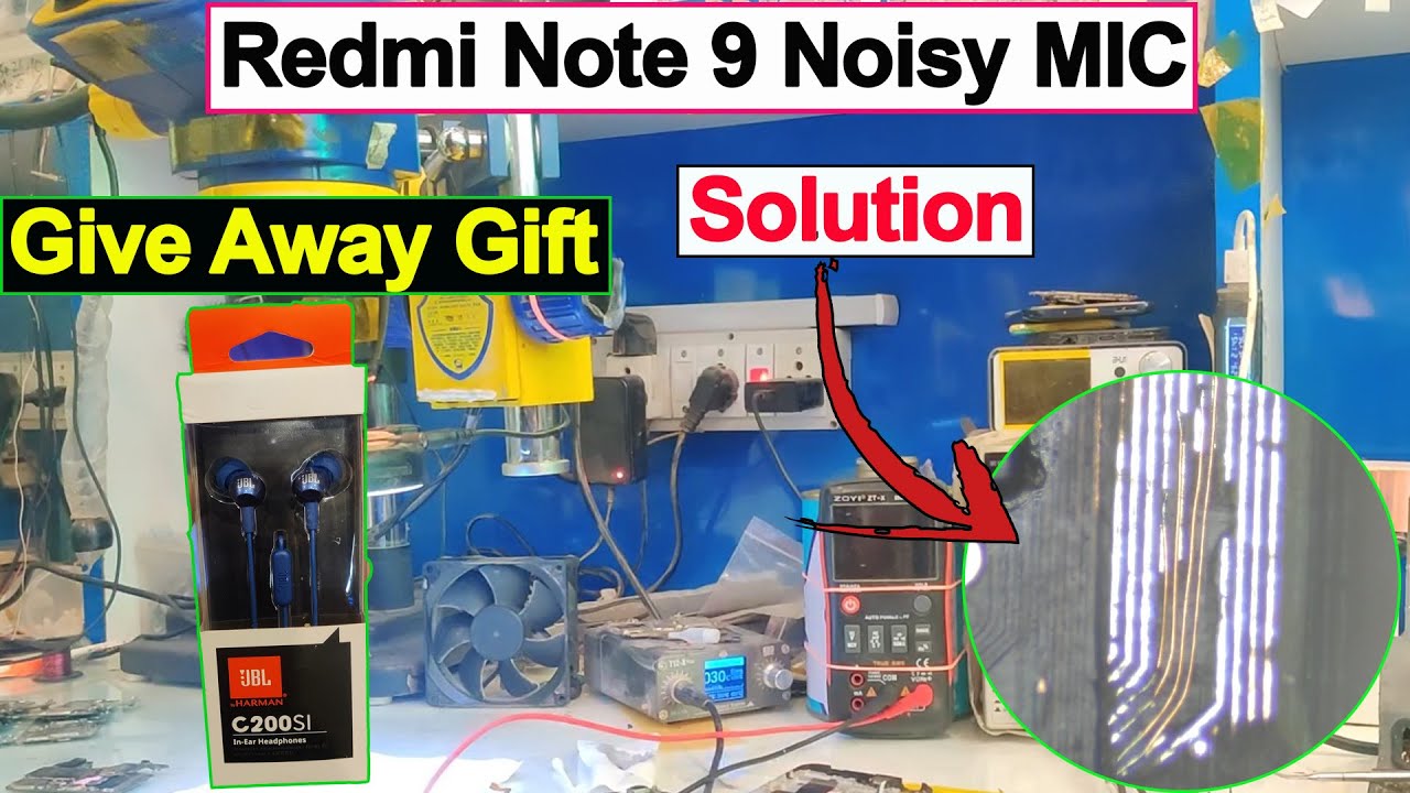 हिंदी मैं || Redmi Note 9 Noisy MIC Solution || Redmi Note 9 MIC Last ...