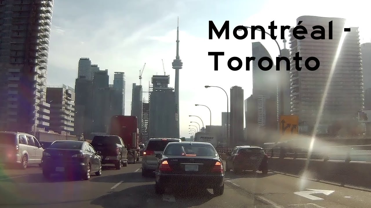 Montréal to Toronto (530 km Drive) - YouTube