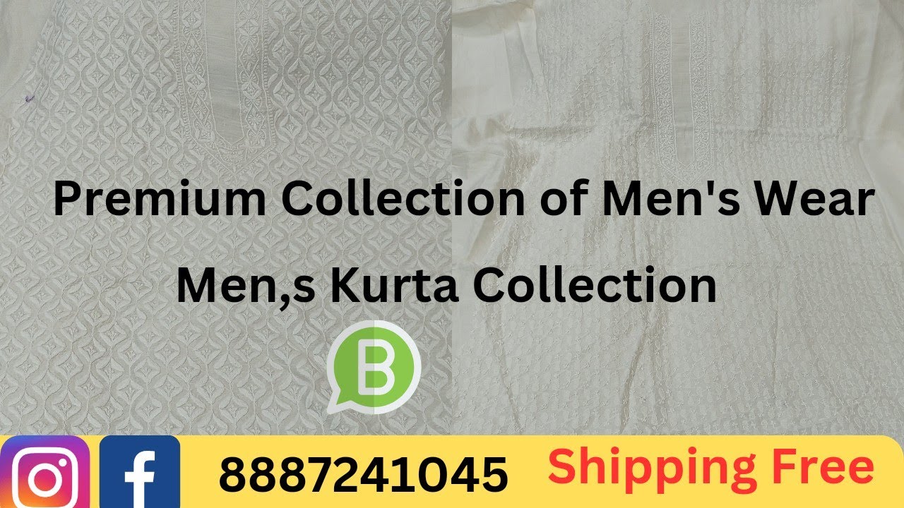 Premium Collection Of Men's Kurta material, Chandery Silk Kurta ...