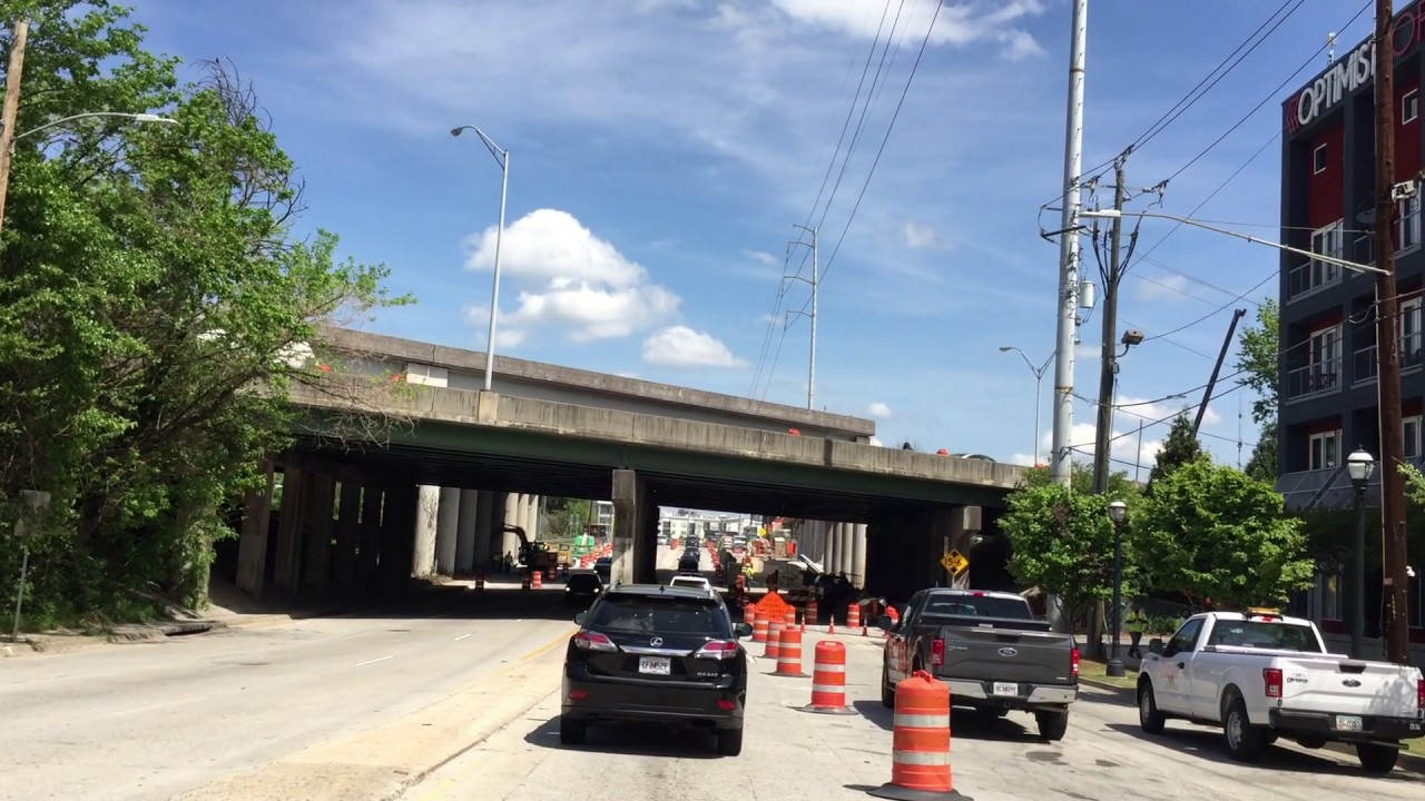 I-85 Bridge Collapse In Atlanta - YouTube