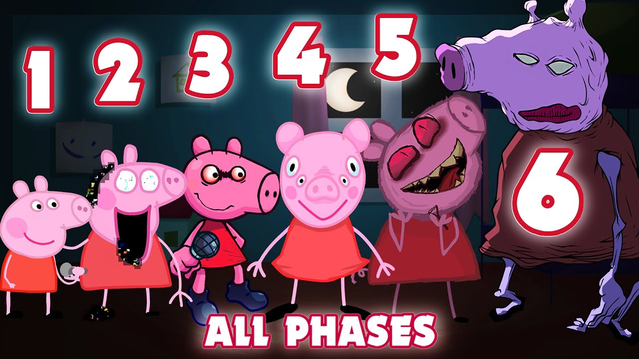 Peppa Pig ALL PHASES | Friday Night Funkin' VS Peppa Pig [Rapping OST ...