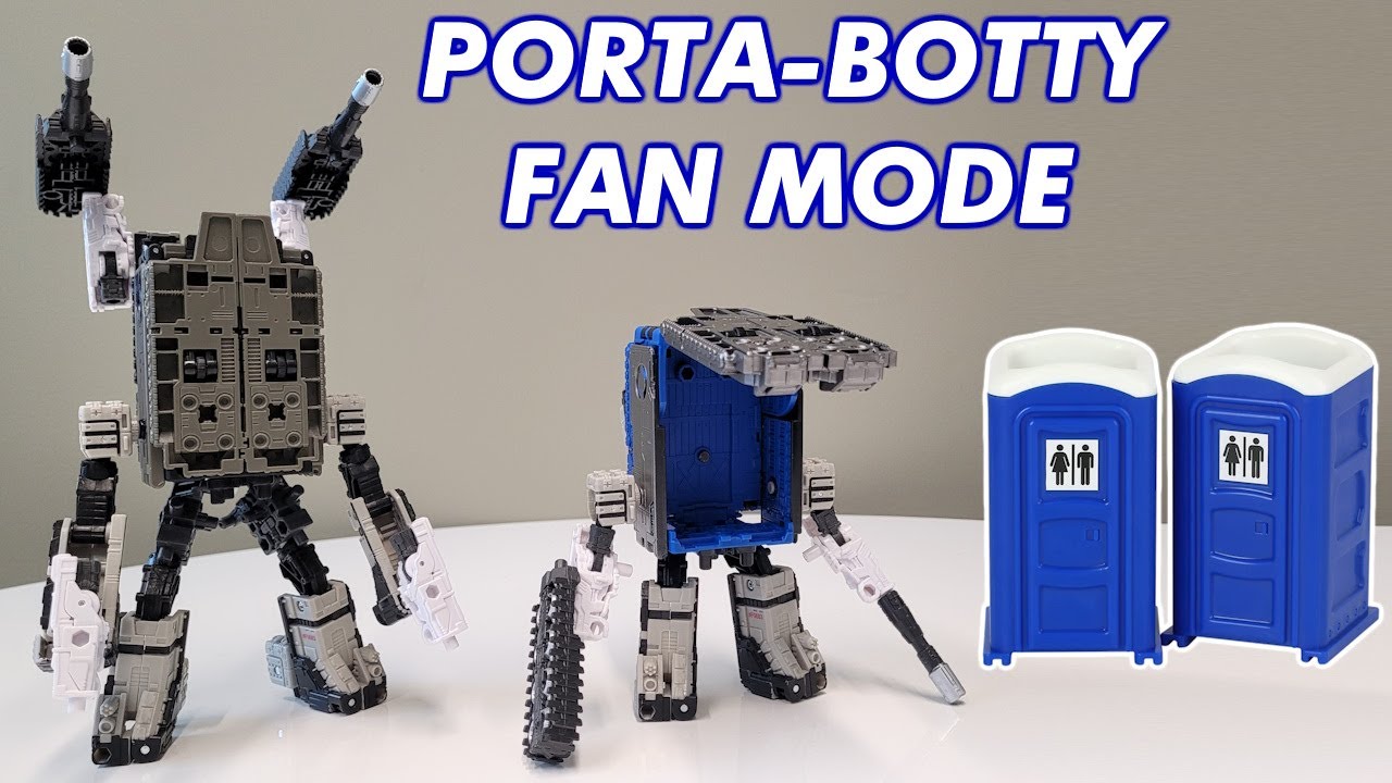 Transformers Porta-botty Fan Mode featuring Slammer Astrotrain Galaxy ...