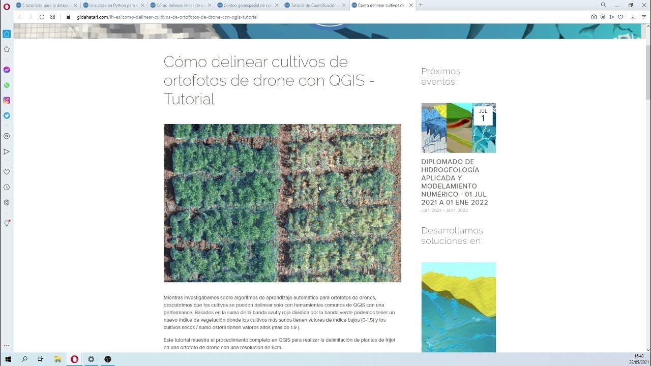 5 tutoriales para la detección de cultivos e identificación de ...