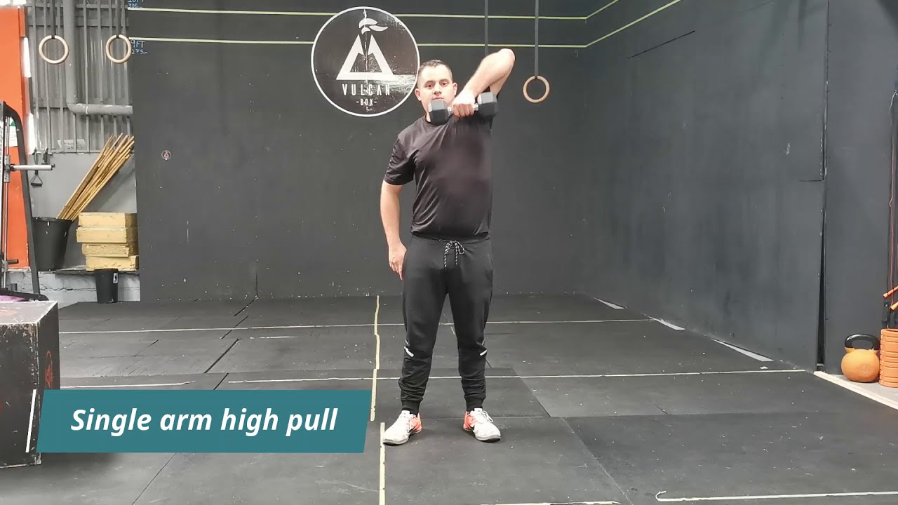 Single arm high pull - YouTube