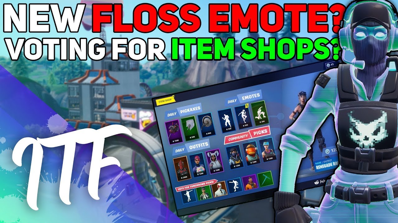 NEW FLOSS? Community Voting Item Shop! (Fortnite Battle Royale) - YouTube