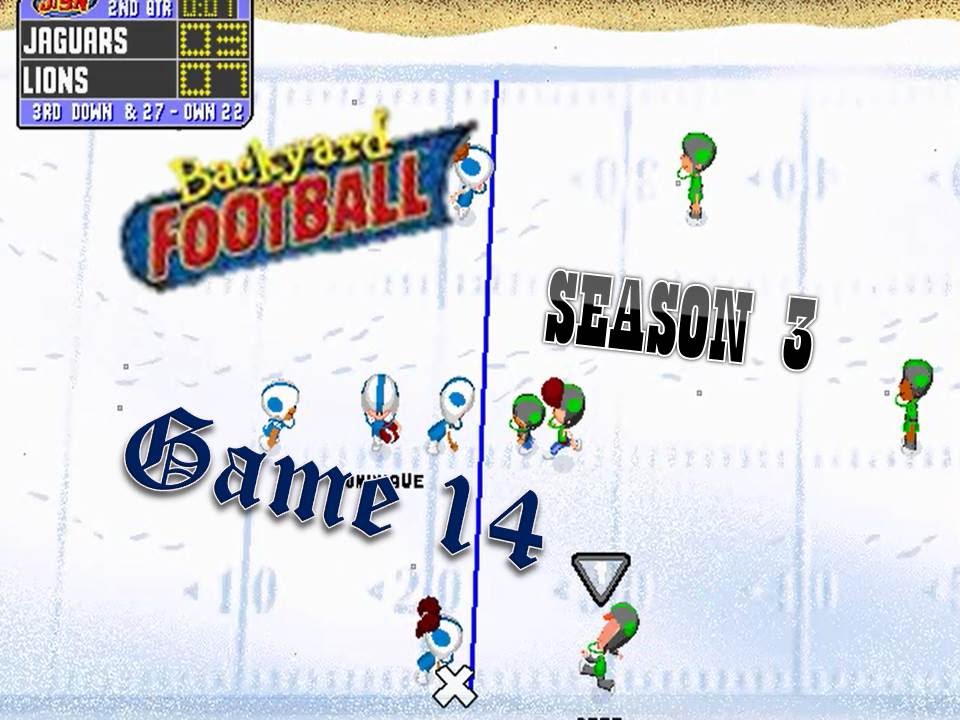Backyard Football 1999 (PC) (SEASON 3) Game 14: Showdow in the Snow ...