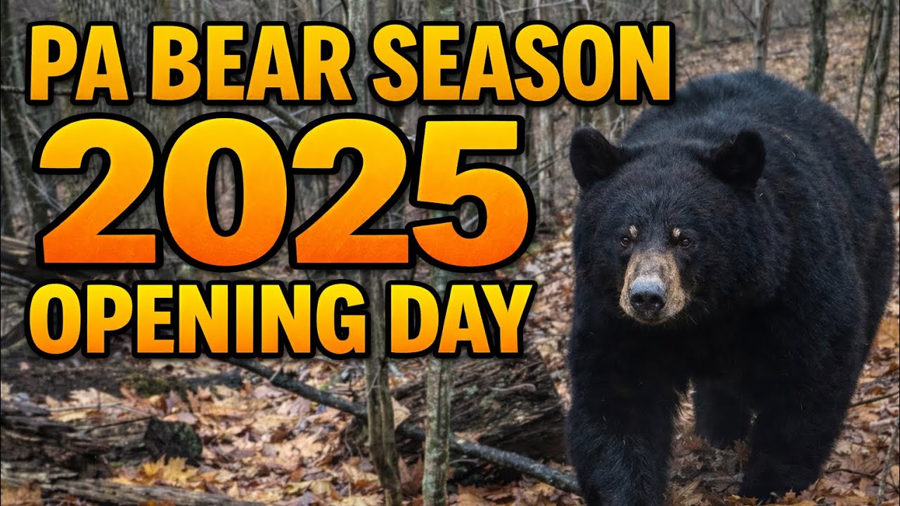2025 PA Bear Season Opening Day- What bear hunting really looks like ...