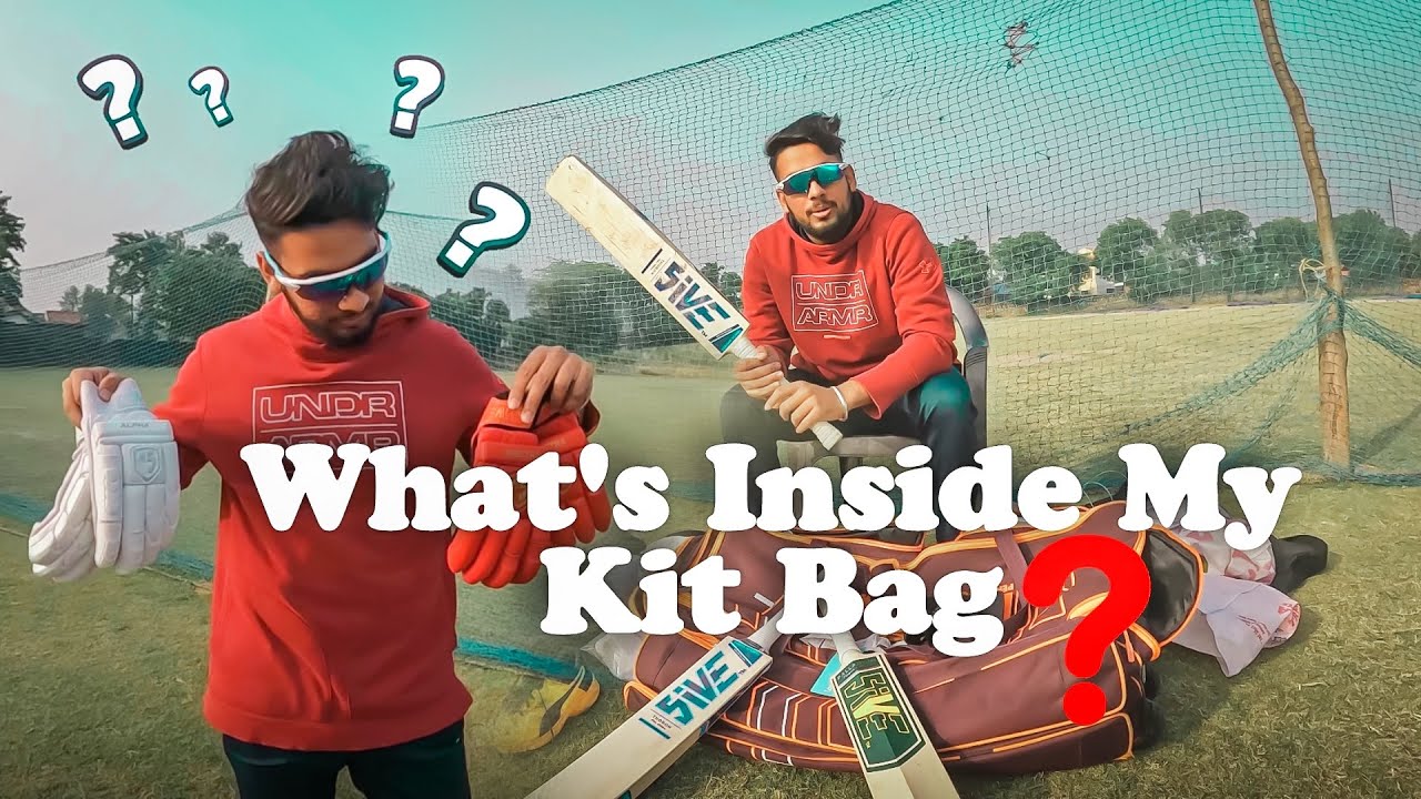What’s inside my Cricket Kit Bag || Professional cricket player - YouTube