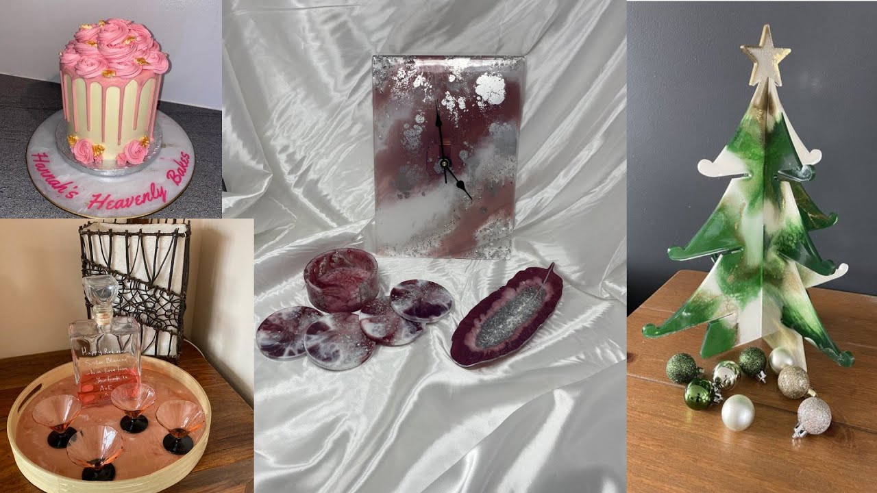 Beautiful Handmade Resin Art Work from RISE N DESIGN - YouTube