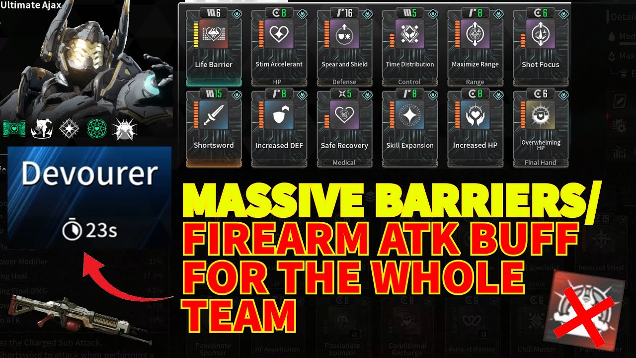 UPDATED AJAX BUILD POST BODY ENHANCEMENT NERF MASSIVE BARRIERS AND TEAM ...