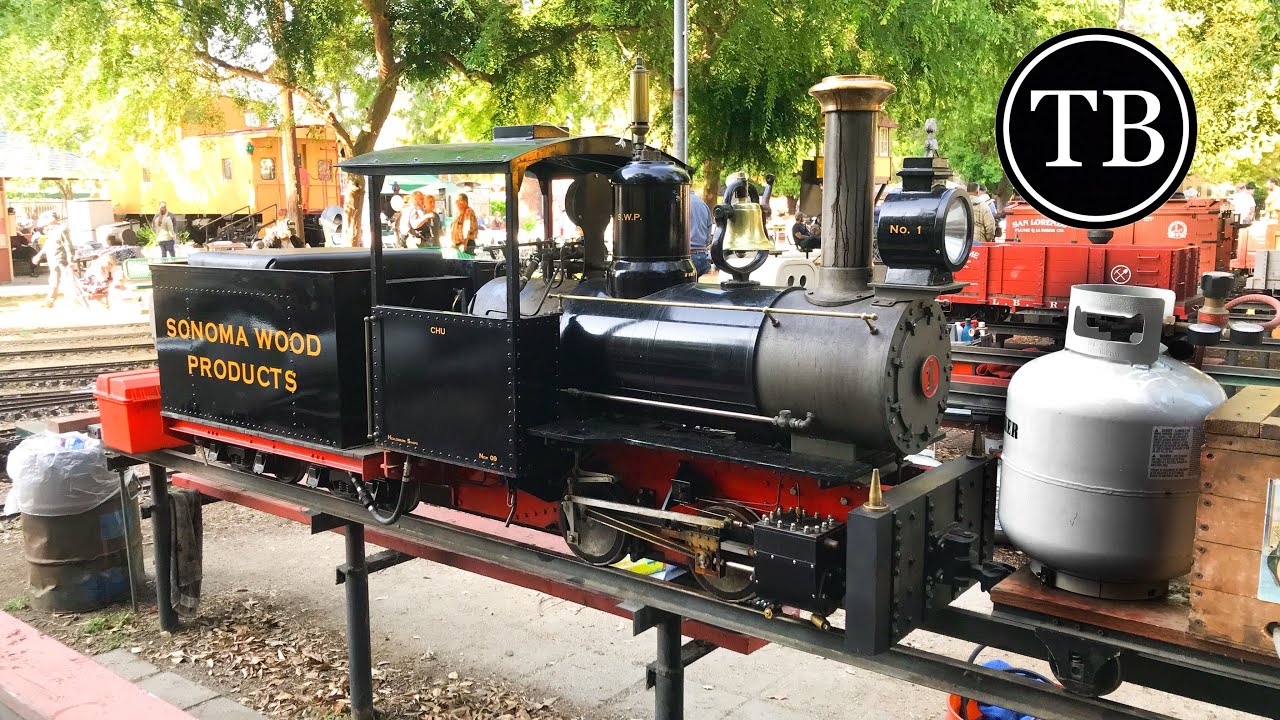 Live Steam 0-4-0 Locomotive with Tender #modelrailwayscene # ...