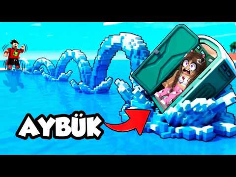 Aybüke'yi Denizde Taş Gibi Sektirdim 😂 ROBLOX