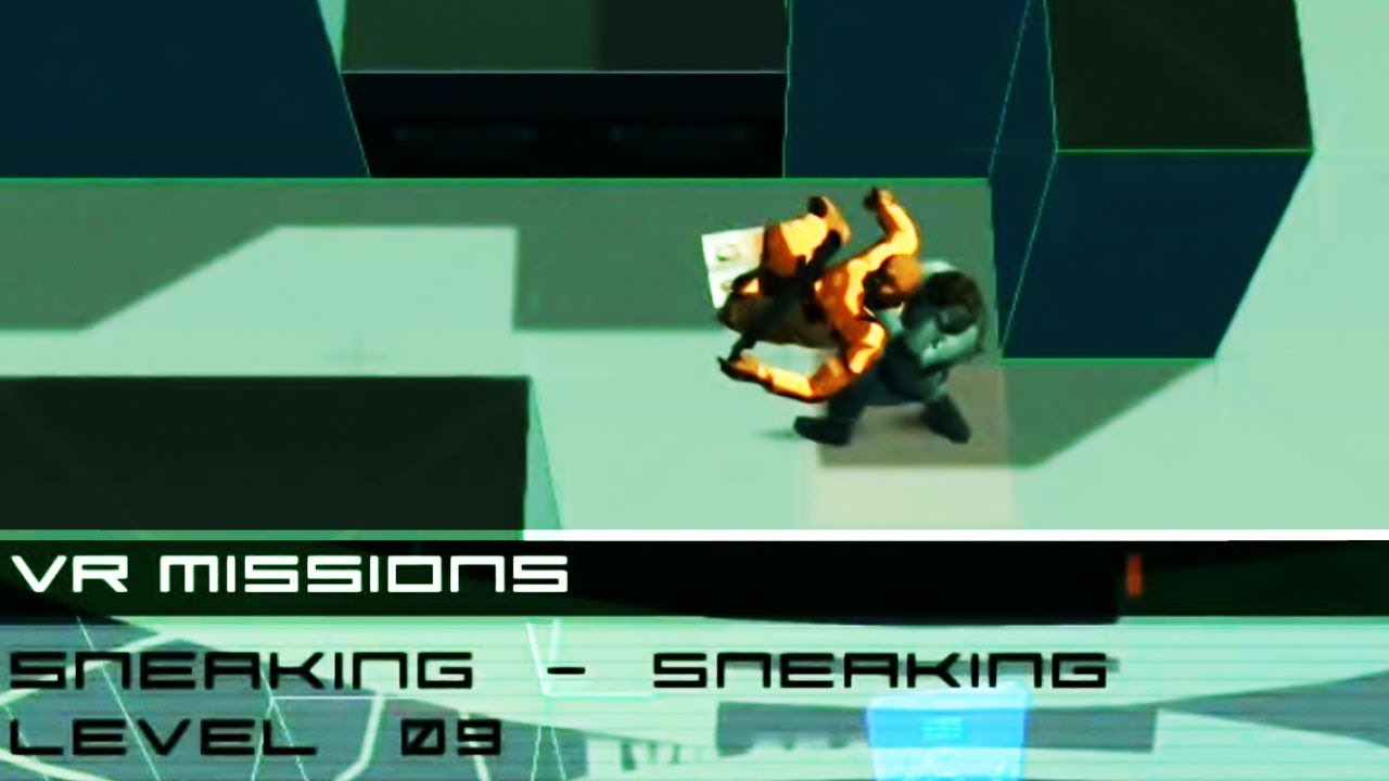 SNEAKING LEVEL 09 - SNAKE - SNEAKING MODE - VR Missions - Metal Gear ...
