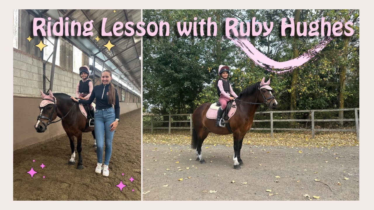 Dressage Dreams Begin | Riding Lesson with Ruby Hughes - YouTube