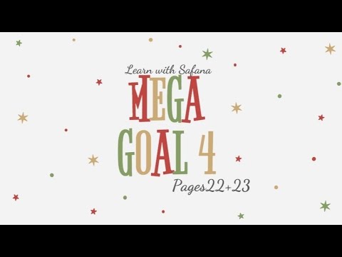 شرح كتاب Mega Goal 4 صفحة 22+23 - YouTube