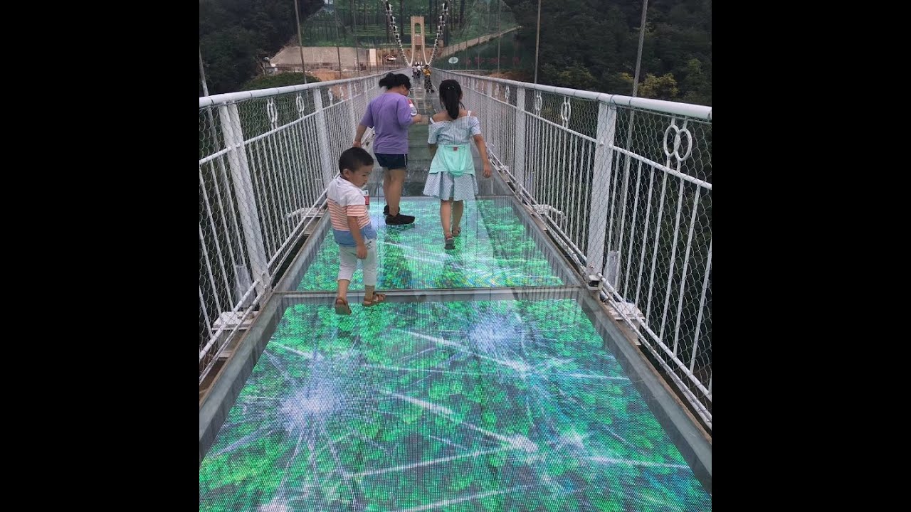 Glass trestle broken special effect screen - YouTube