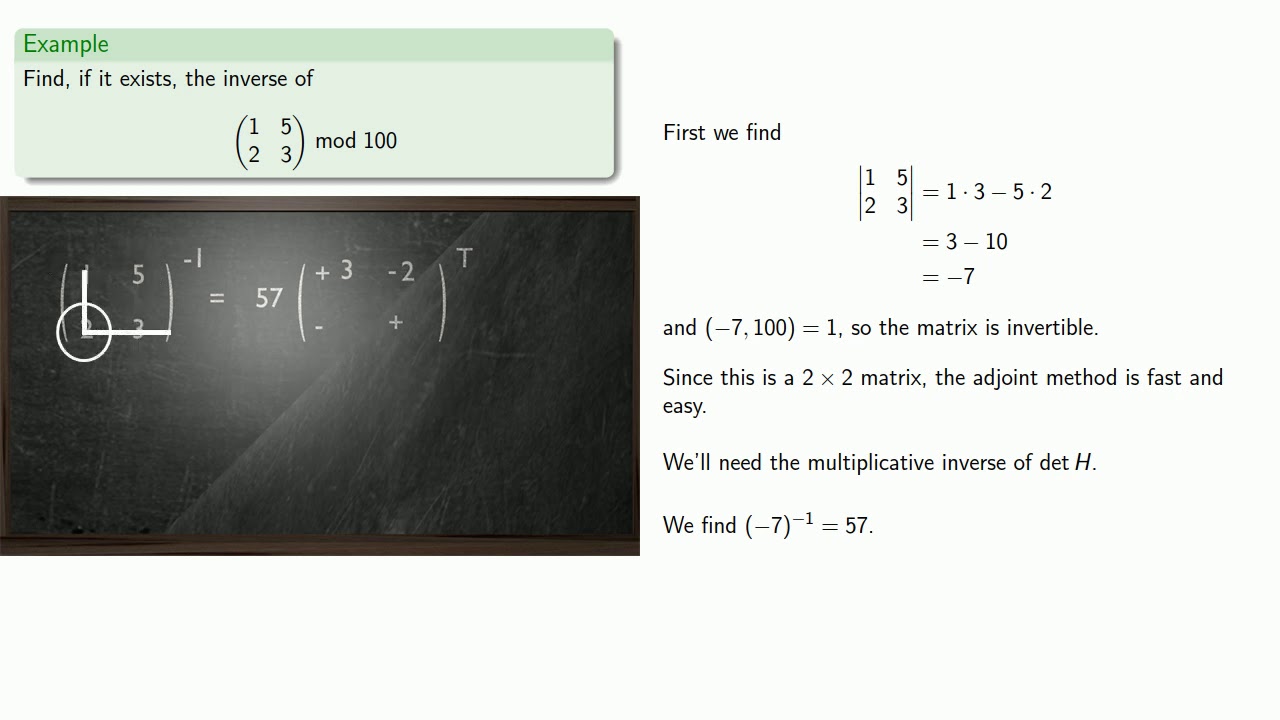 The Hill Cipher - YouTube