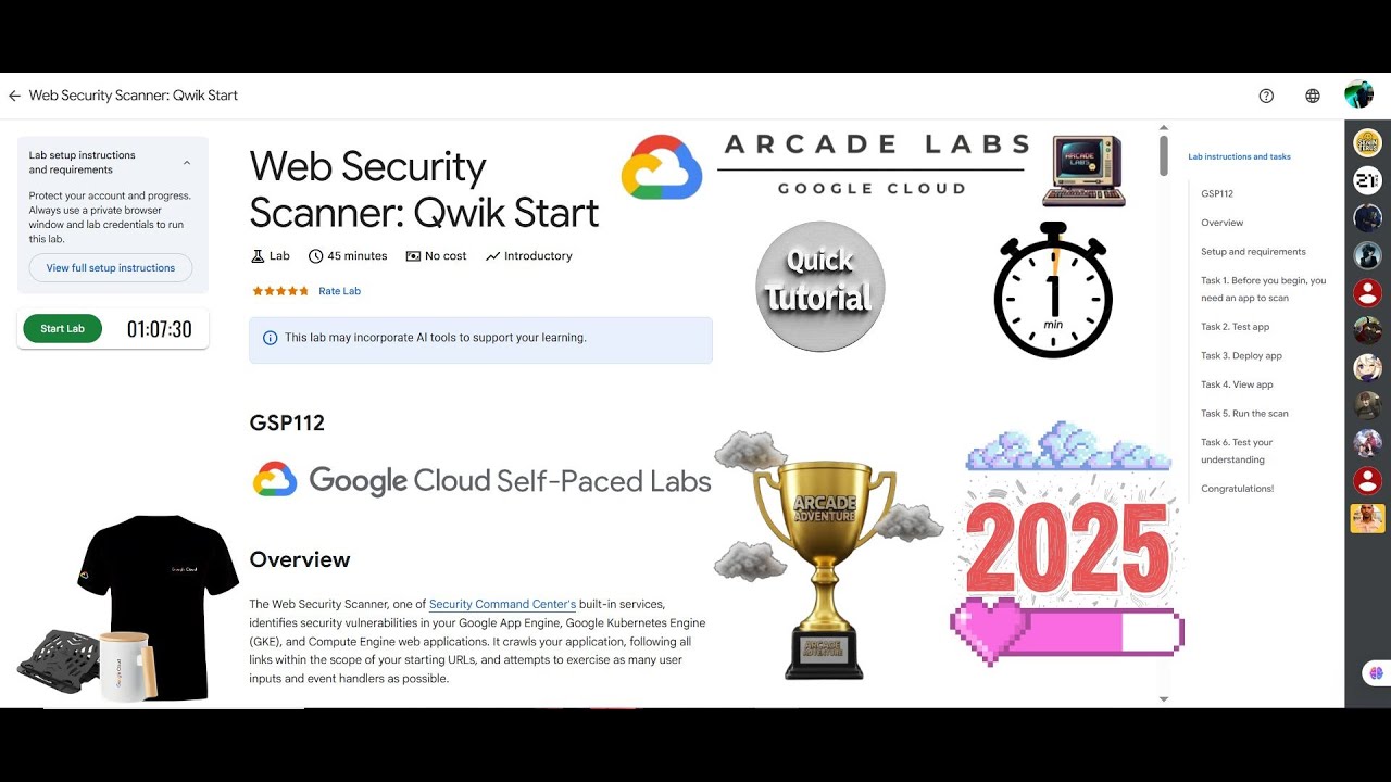 [NEW2025] Web Security Scanner: Qwik Start || #GSP112 || #qwiklabs ...