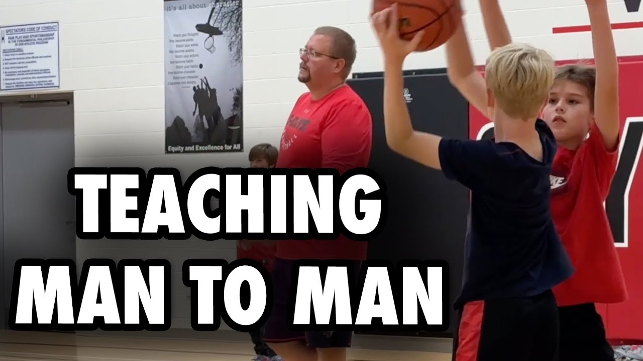 Teaching Man To Man Help Defense In Basketball - YouTube