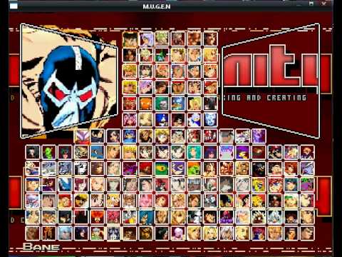 My mugen Roster - YouTube