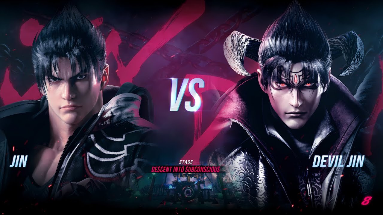 TEKKEN 8 - Jin vs. Devil Jin Intense Battle [4K 60FPS] Gameplay - YouTube